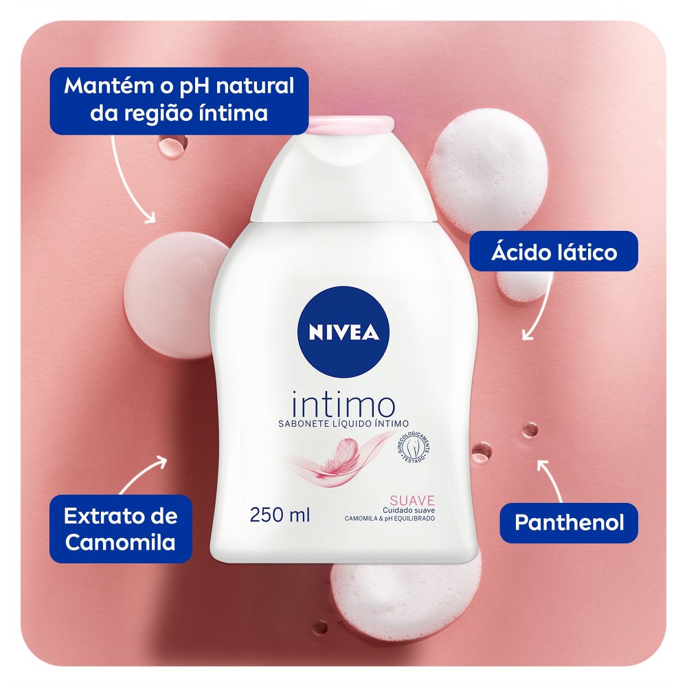 Sabonete Íntimo Nivea Suave 250ml - Coop Drogaria