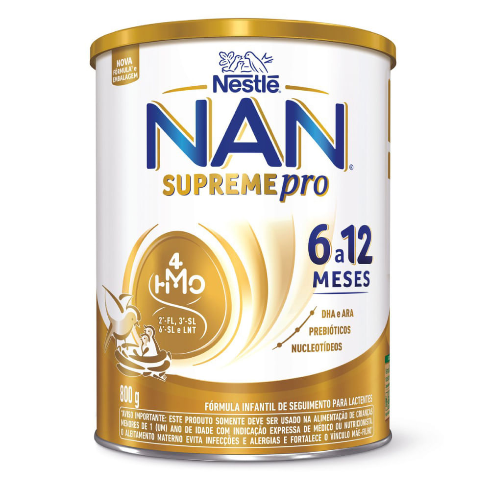 Fórmula Infantil Nan Supreme 6 a 12 Meses 800g - Coop Drogaria