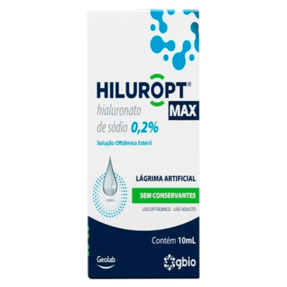 Hiluropt Max Geolab Solução Oftálmica 10ml - Coop Drogaria