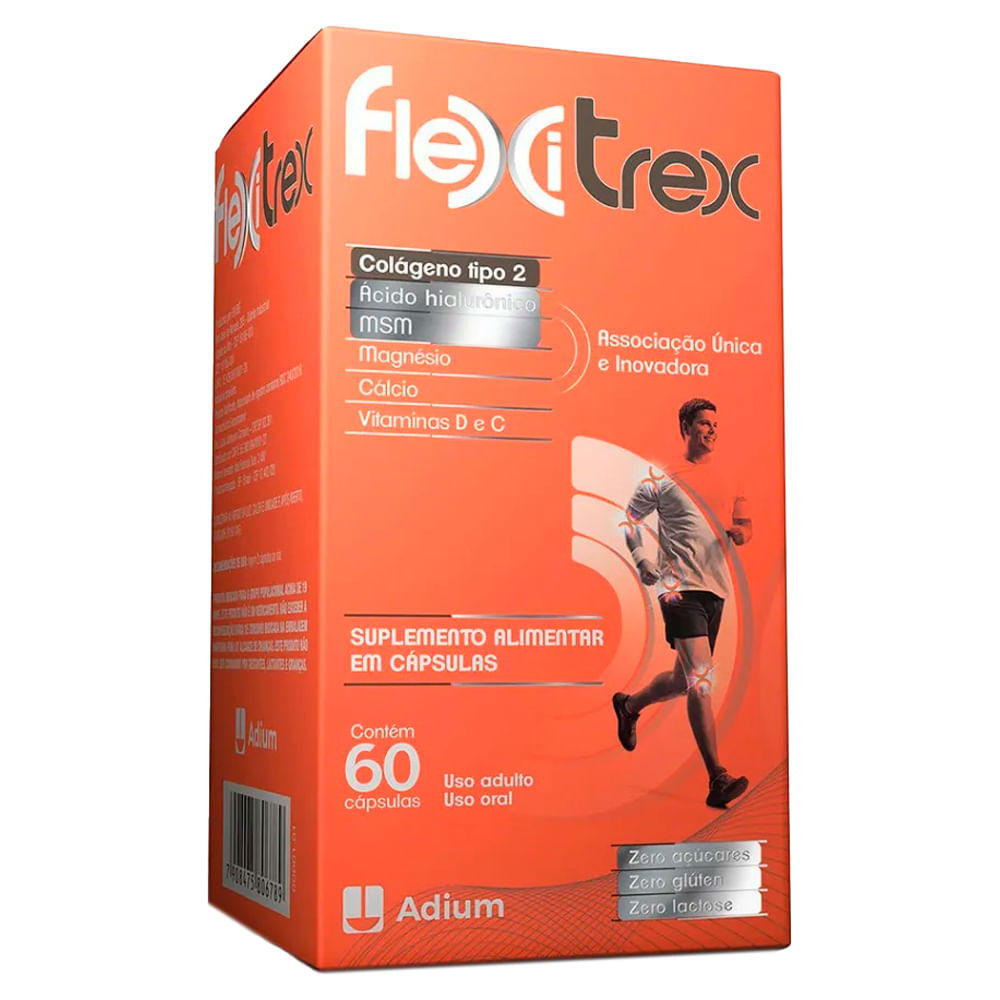Flexitrex Adium Colágeno II | 60Comp - Coop Drogaria