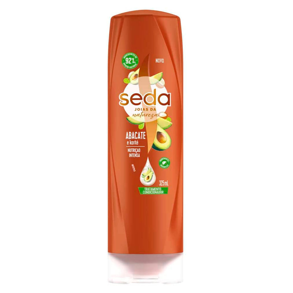 Condicionador Seda Recarga Natural Bomba de Nutrição 325ml - Coop Drogaria