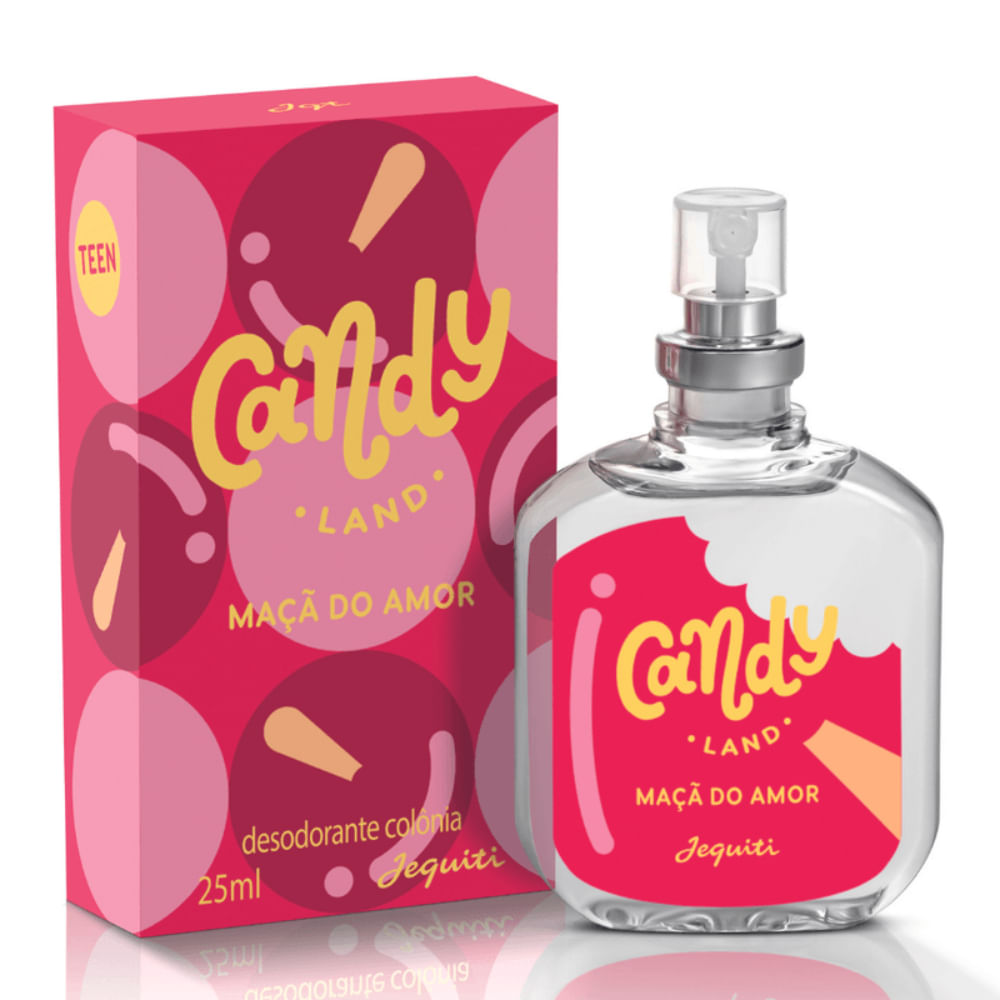 Candy Land Maçã Do Amor Desodorante Colônia Jequiti 25 ml - Coop Drogaria
