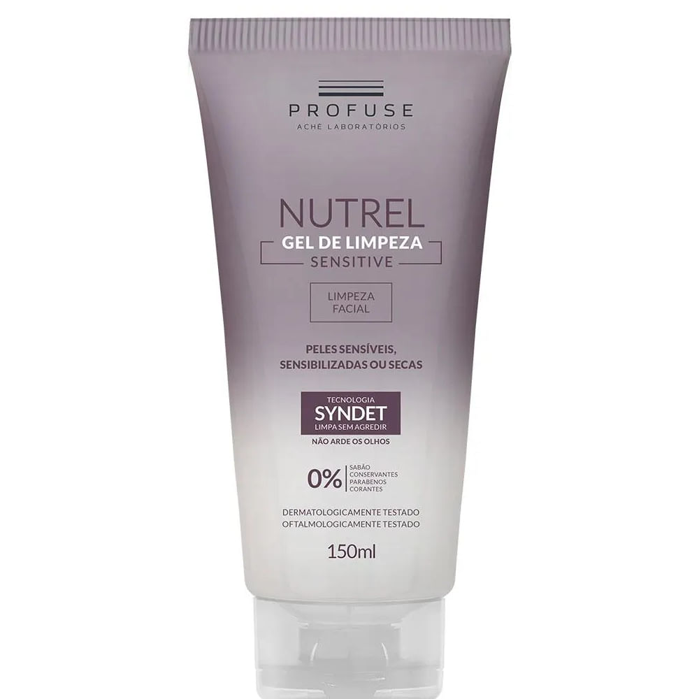 Gel Dermatológico Profuse Nutrel Limpeza Sensitive 150ml - Coop Drogaria