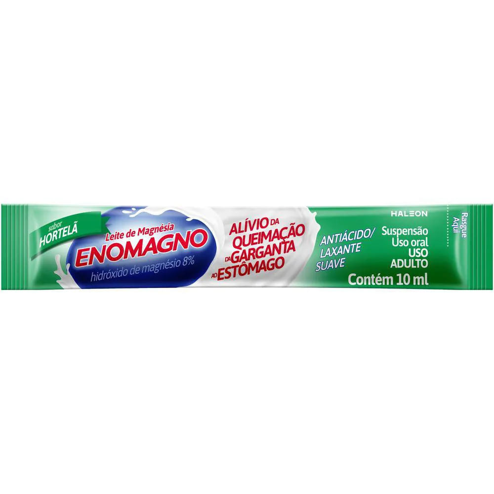 EnoMagno Leite de Magnésia Hortelã 10ml - Coop Drogaria
