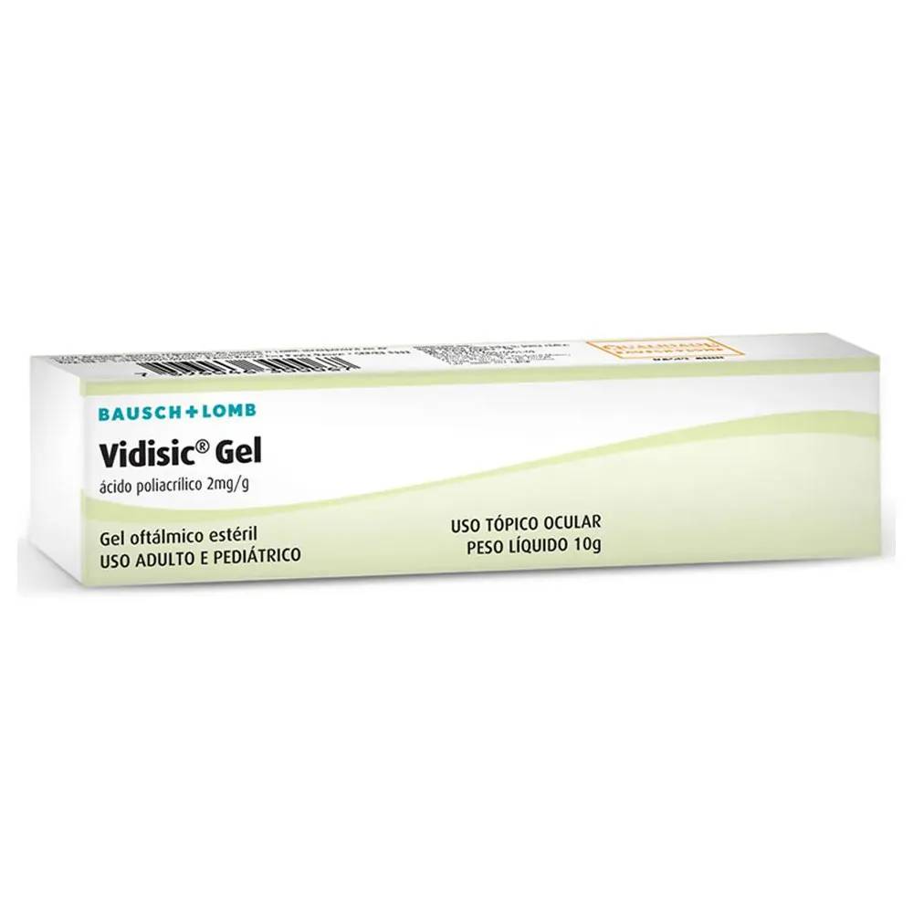 Vidisic 2mg/ml Gel Oftálmico 10g - Coop Drogaria