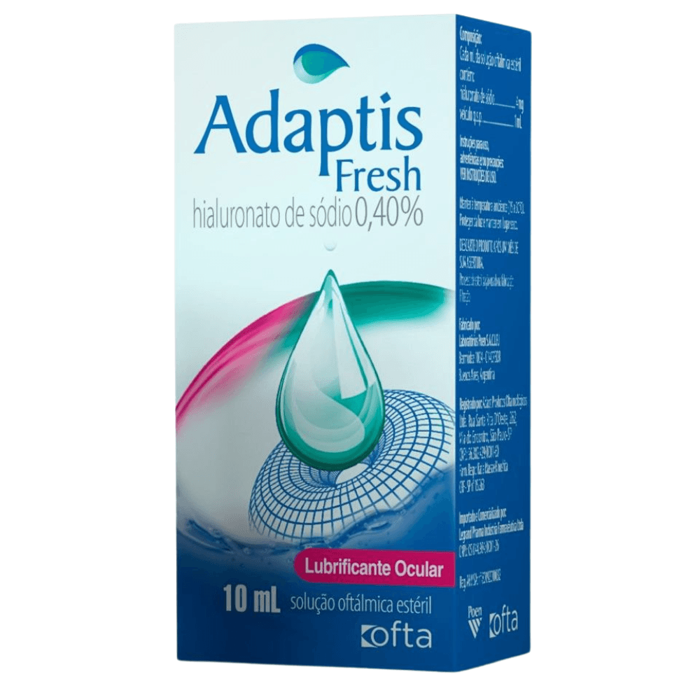 Colírio Adaptis Fresh 0,4% 10ml - Coop Drogaria