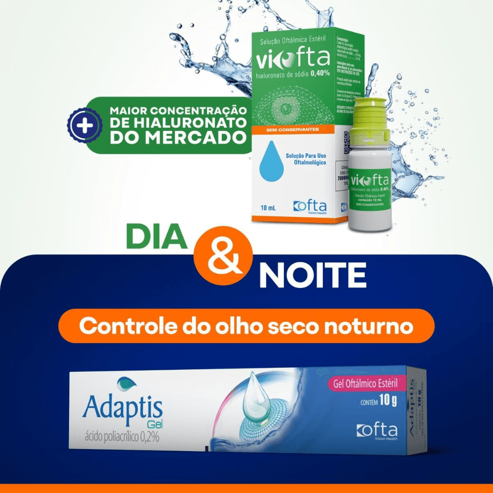 Solução Oftálmica Estéril ViOfta 0,40% 10ml - Coop Drogaria