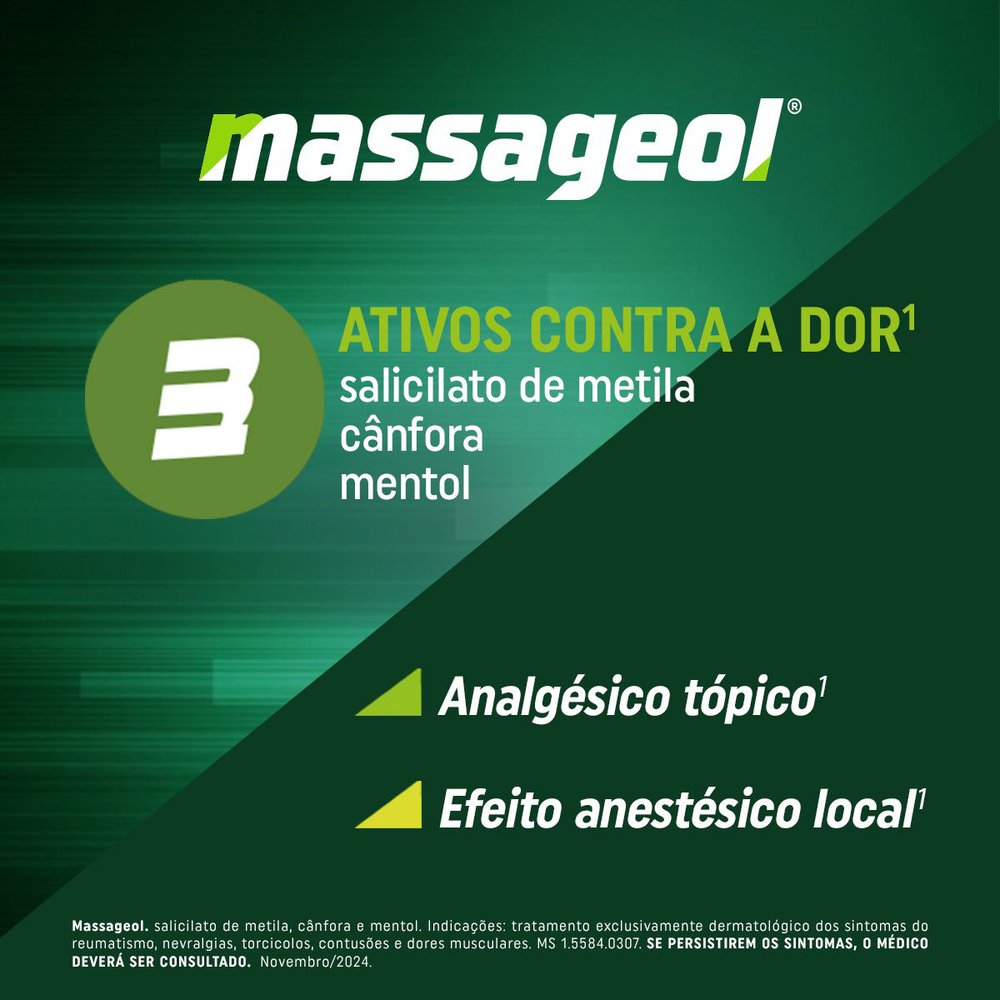 Pomada Massageol 15g - Coop Drogaria