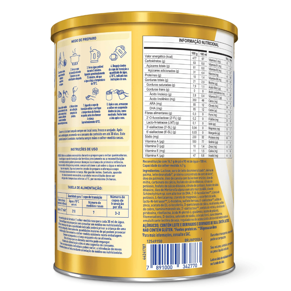 Fórmula Infantil Nanlac Supreme Pro 1 a 3 Anos Nestlé 800g - Coop Drogaria