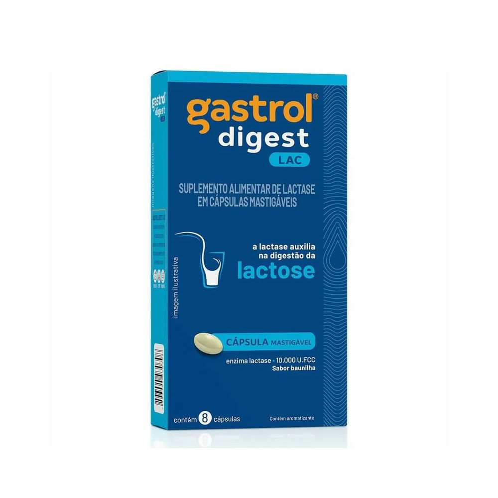 Gastrol Digest Lac 8 Cápsulas - Coop Drogaria
