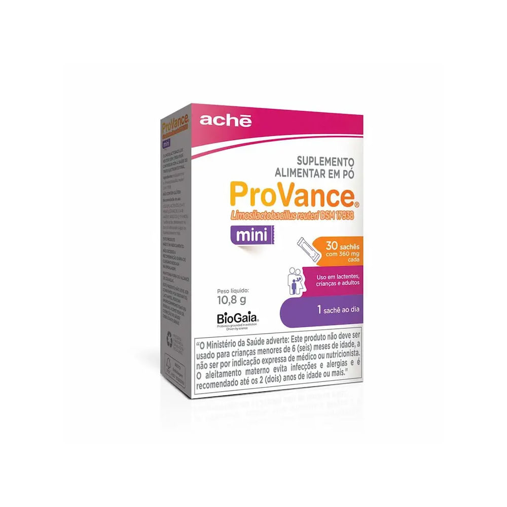 Suplemento Alimentar Provance Mini Em Pó Com 30 Sachês - Coop Drogaria