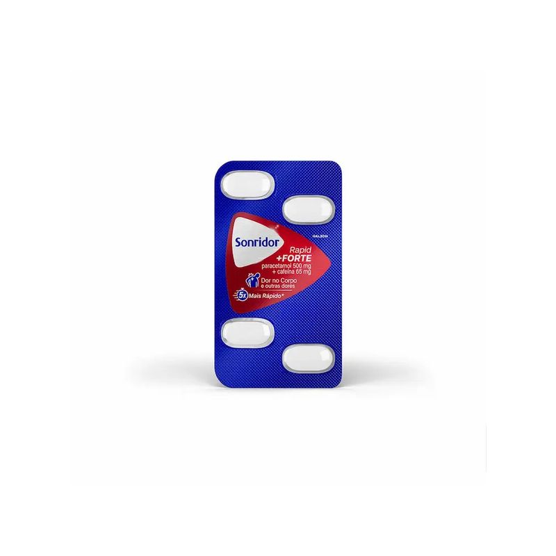 Sonridor Rapid +Forte 4 Comprimidos - Coop Drogaria