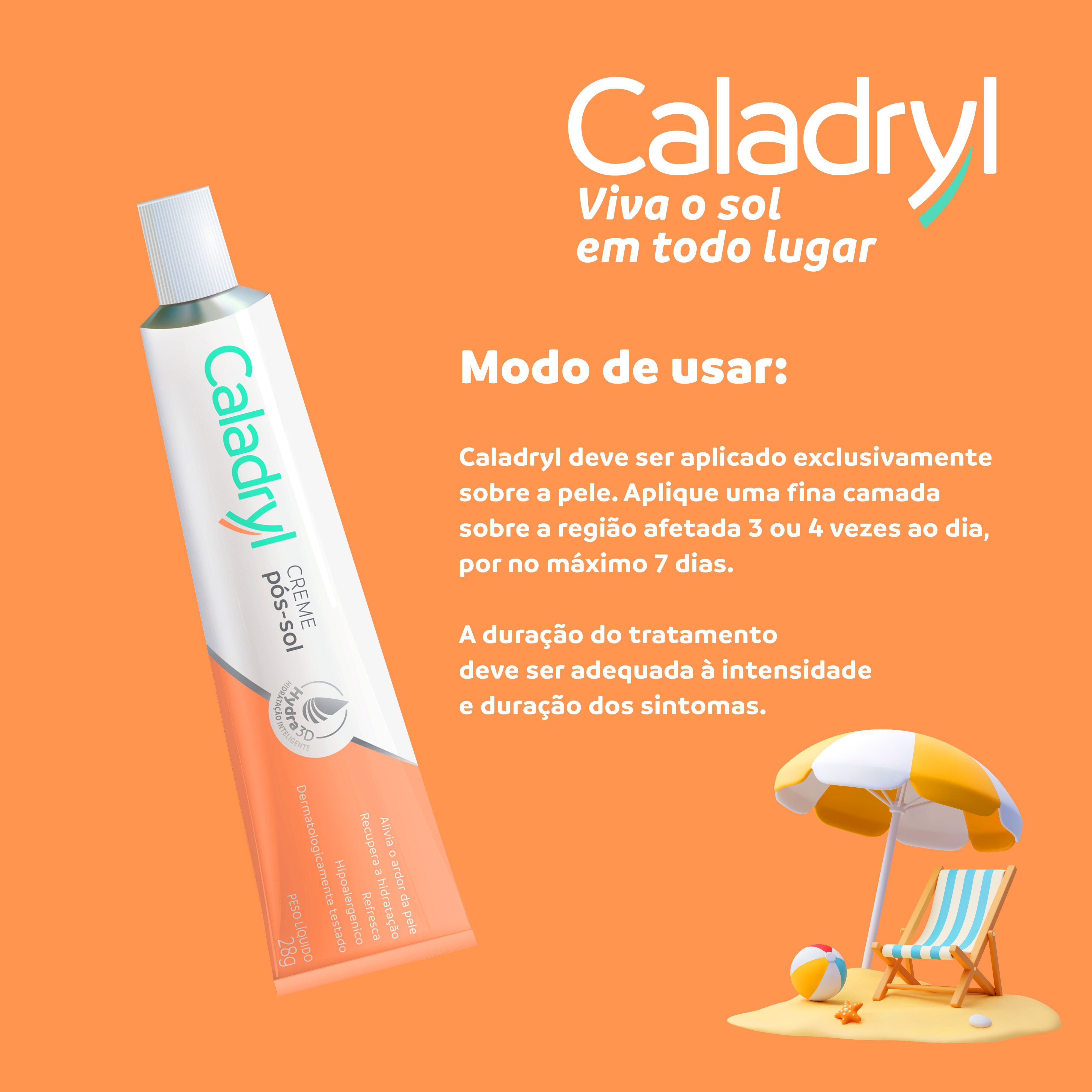 Caladryl Pós Sol Creme 28g - Coop Drogaria